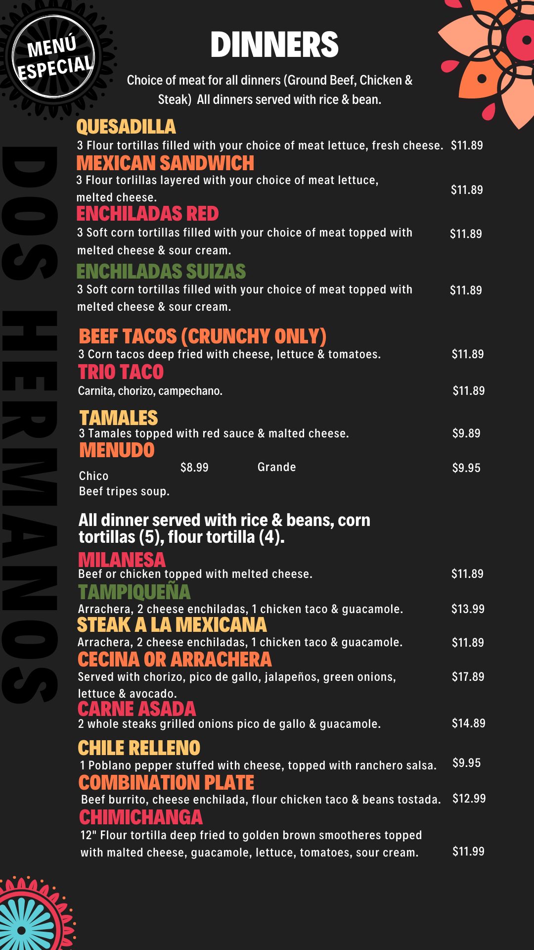 DOS HERMANOS RESTAURANT