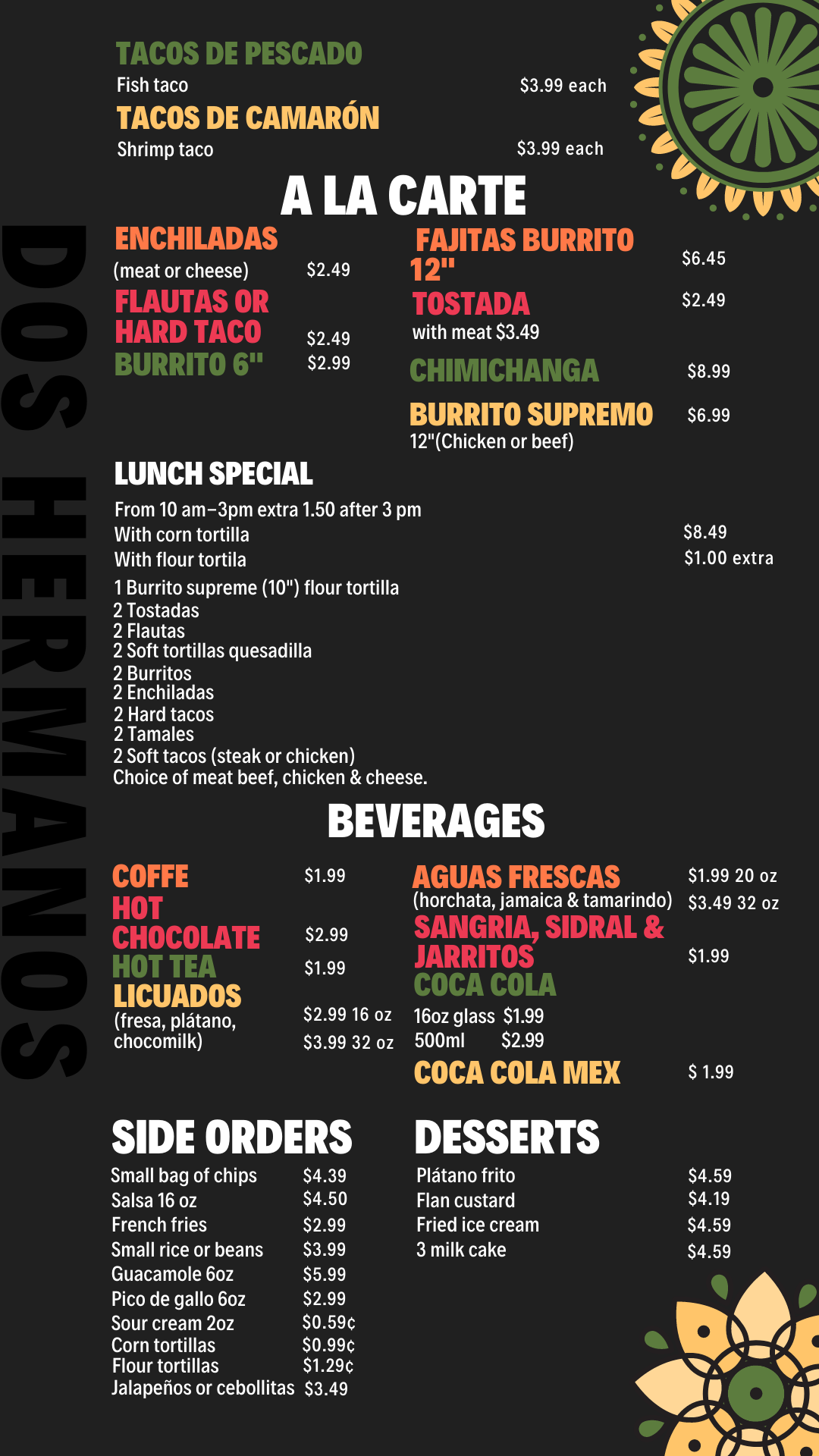 DOS HERMANOS RESTAURANT